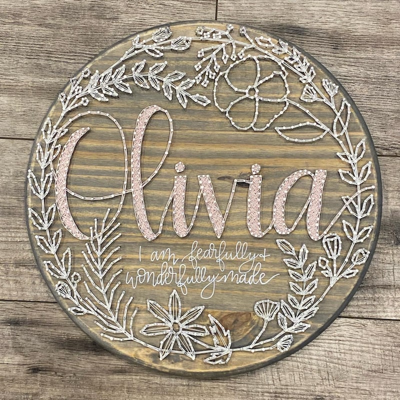 String Art Name - Etsy