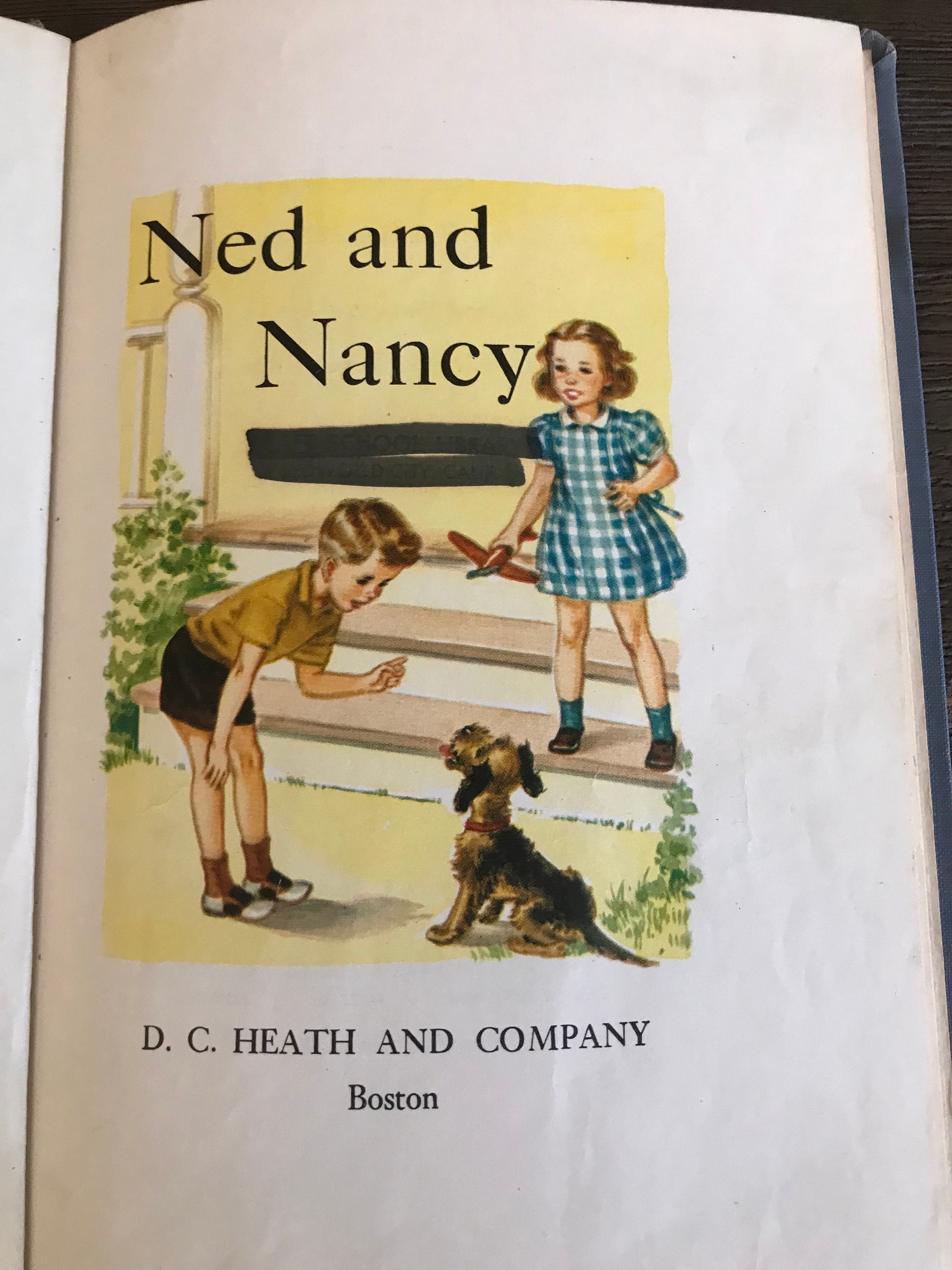 Ned and Nancy by Inez Hogan Children's Book D.C. Heath - Etsy