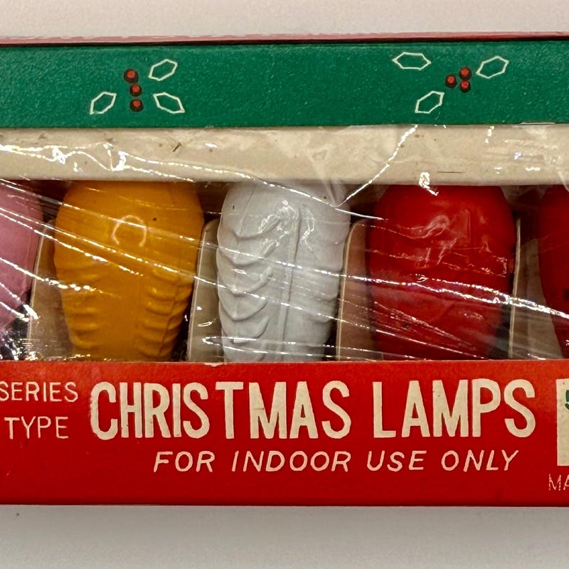 Vintage Bubble Lights C6 - Etsy