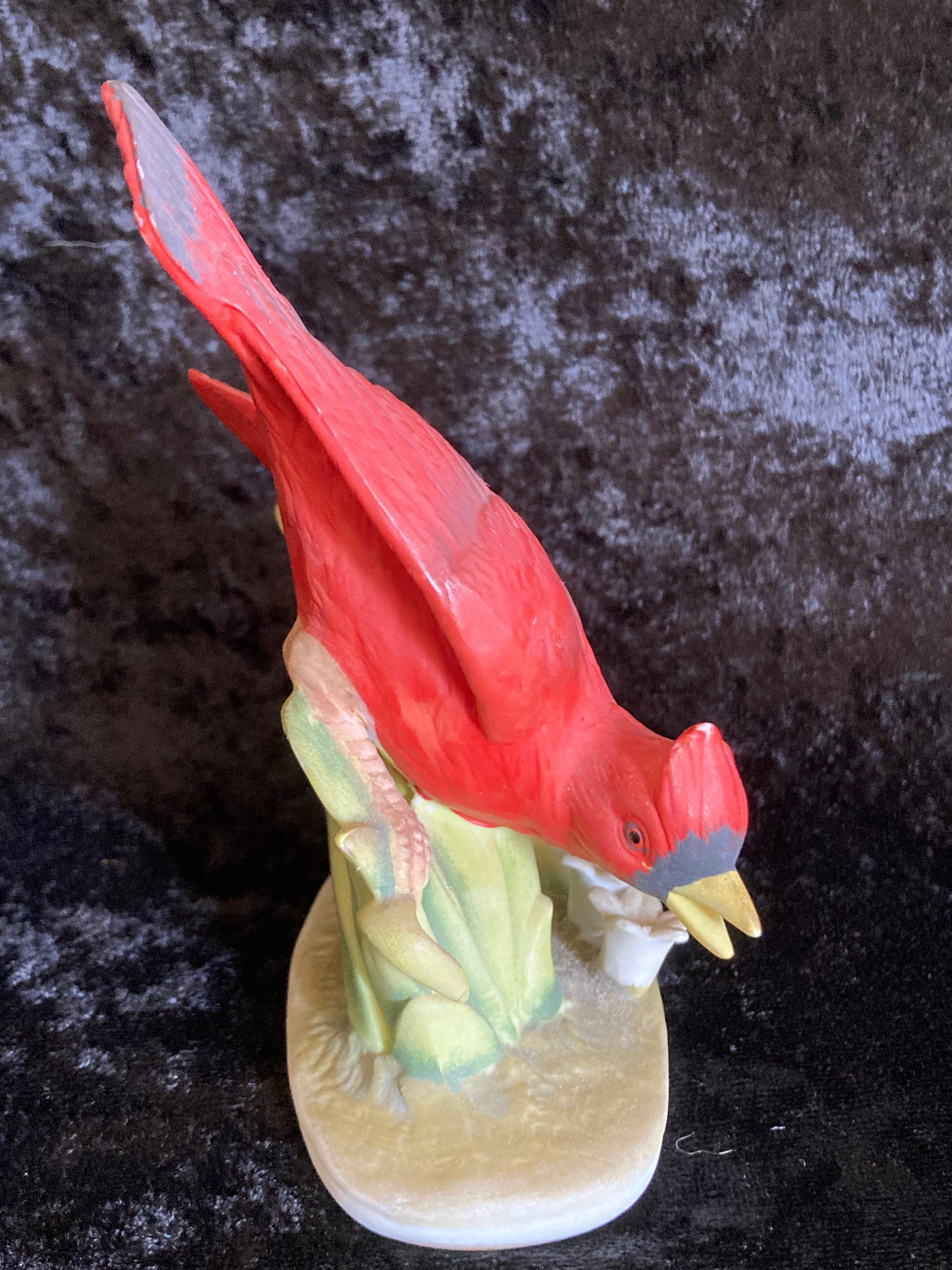 Vintage 1960s Lefton China Hand Painted Cardinal Head Down KW 464 ...
