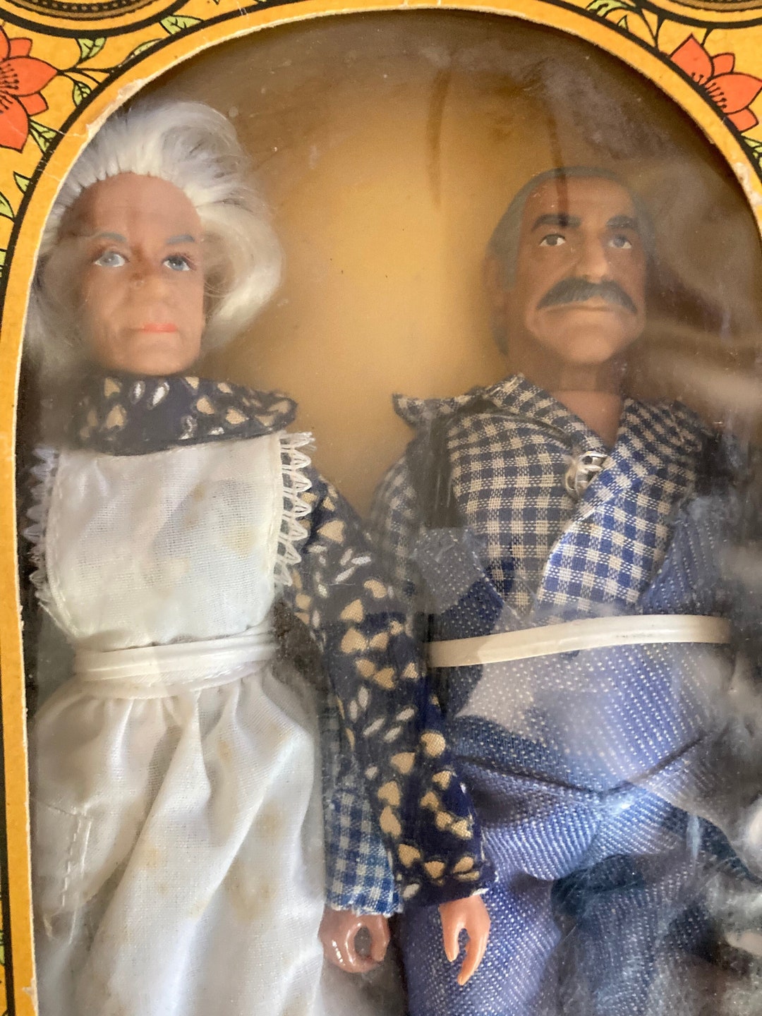 Vintage 1974 Mego the Waltons Grandma and Grandpa Dolls New in Original ...