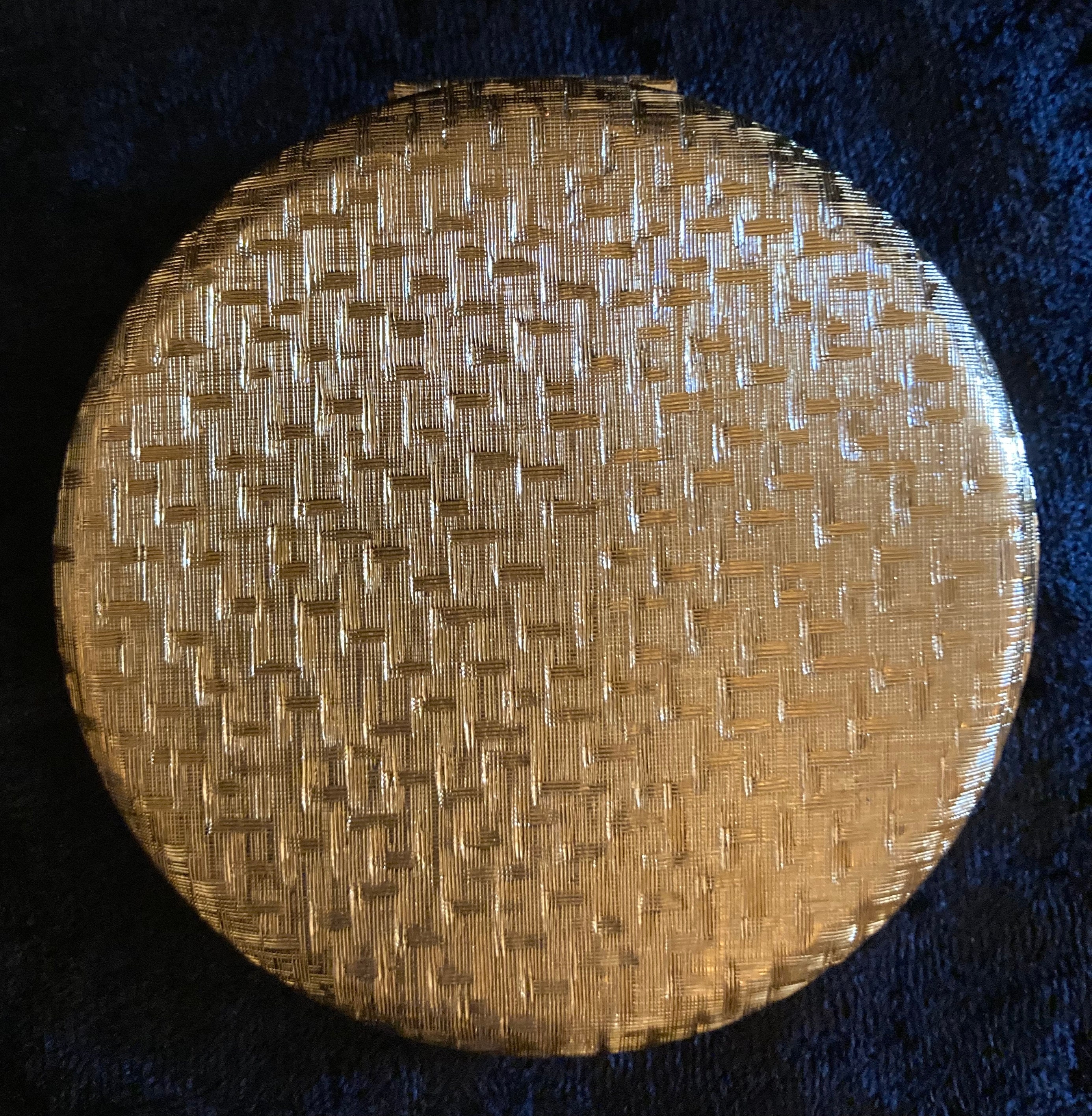 Vintage 1950s Emrich Gold Powder Compact - Etsy