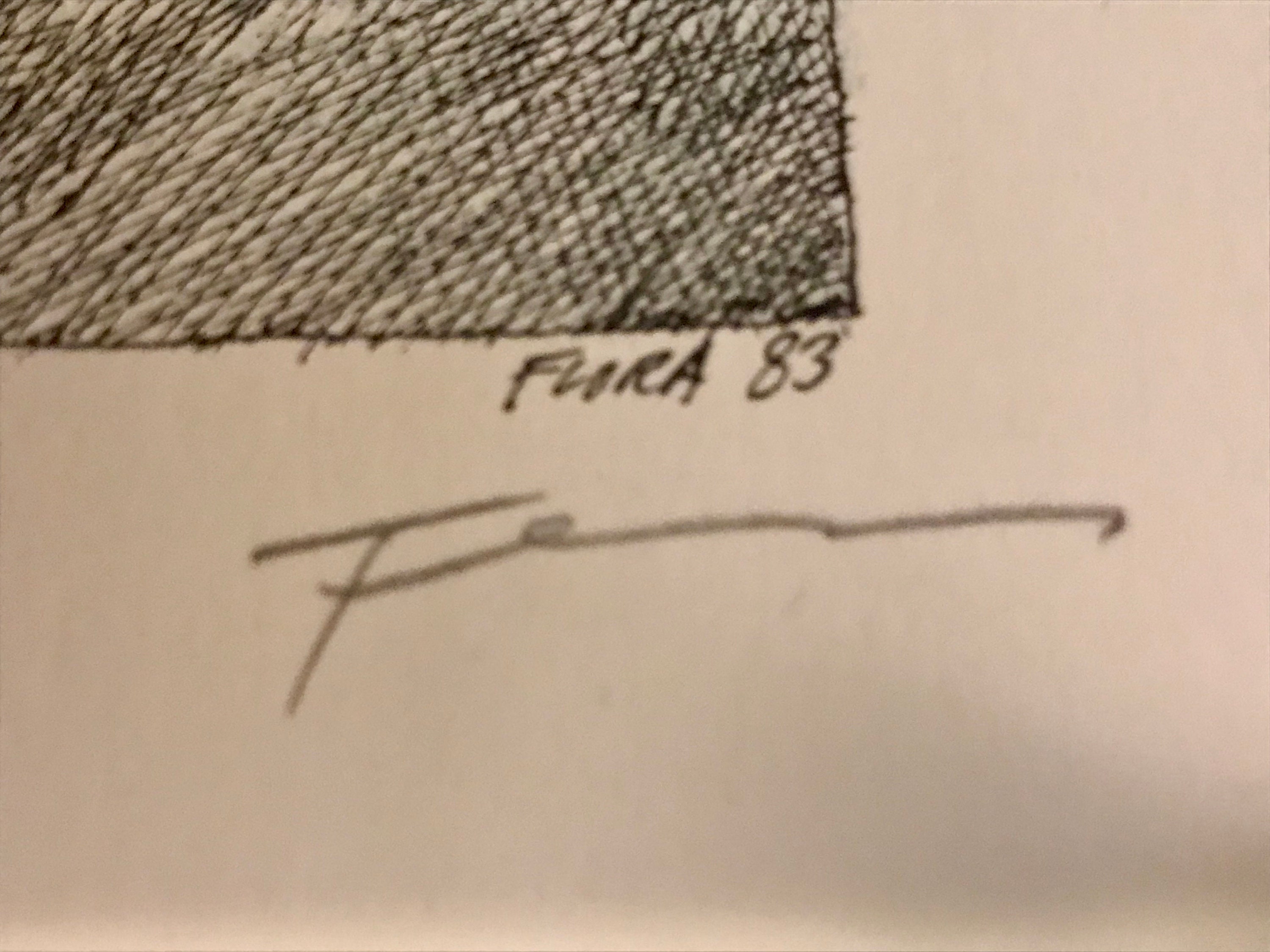 Paul Flora 1922-2009 kaleb Und Josua Autographed Lithograph, 1983 - Etsy