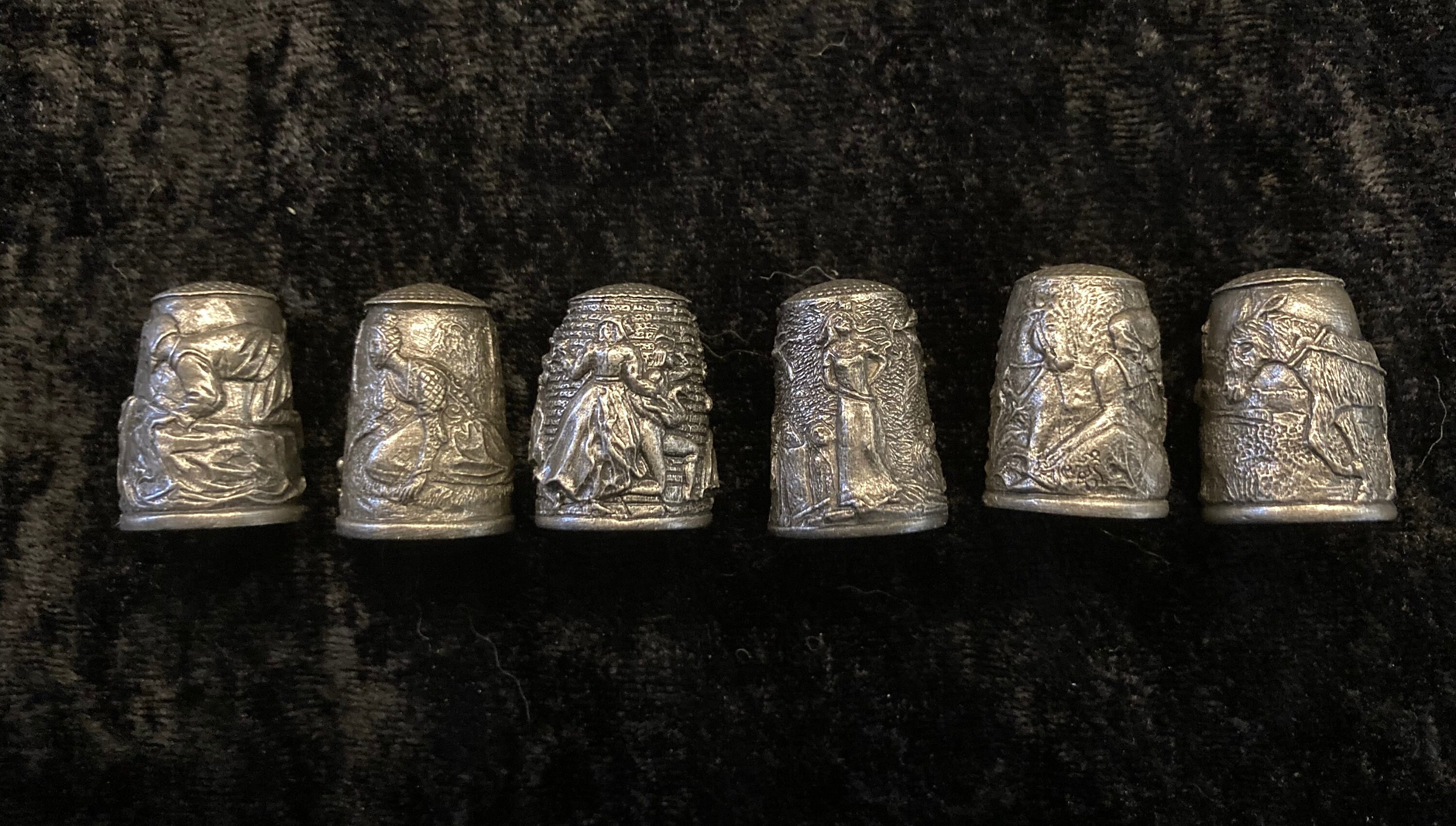 Vintage 1982 Franklin Mint Grimms Fairy Tales Pewter Thimble - Etsy