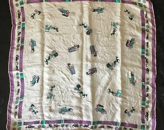 Cars Silk Scarf - Etsy