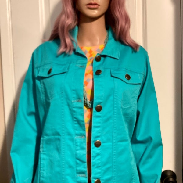 Turquoise Denim - Etsy