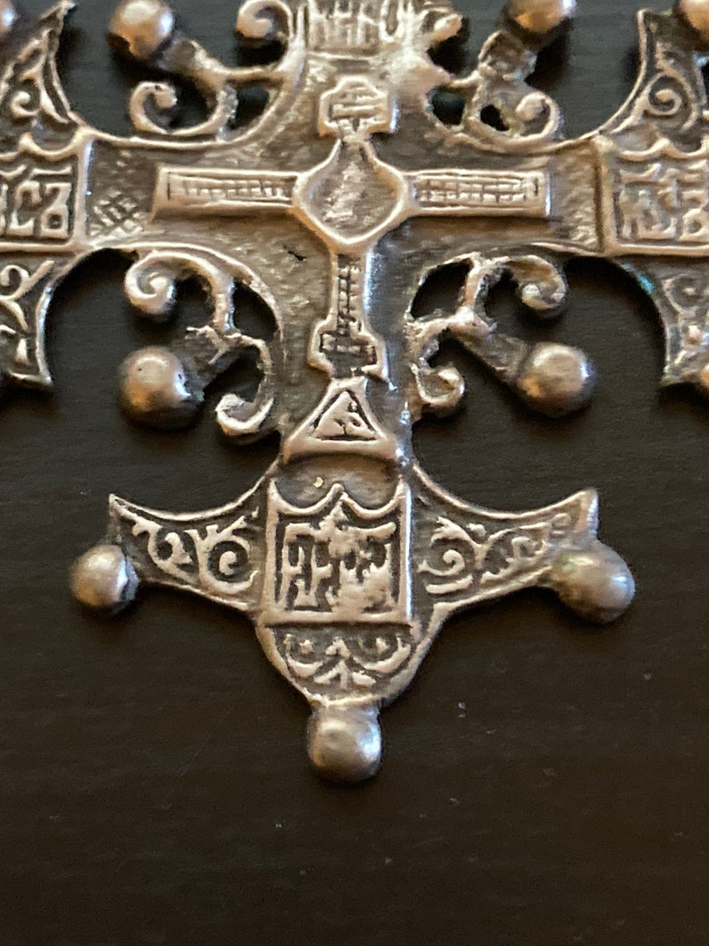 Vintage 1930s Peruzzi 800 Silver Cross Unsigned - Etsy