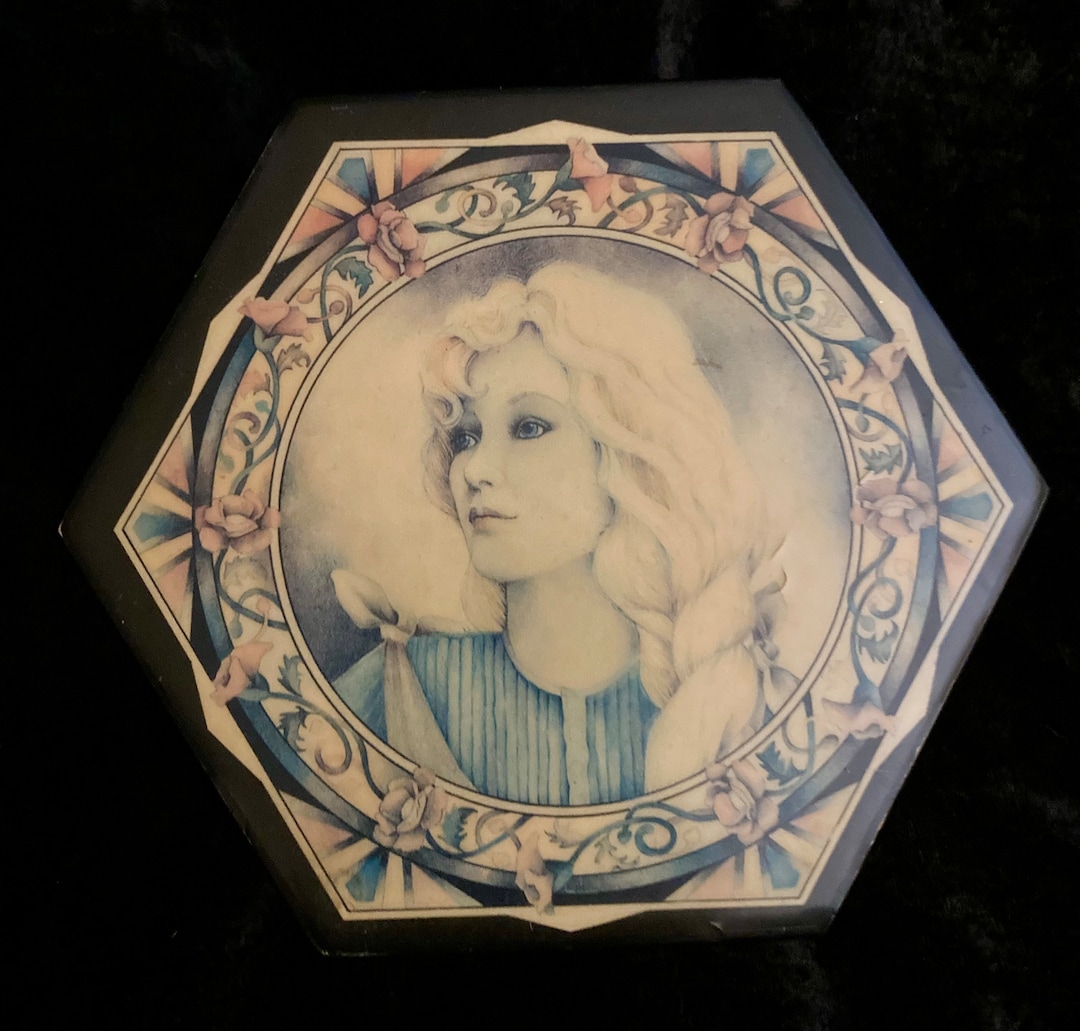 Vintage 1980s Enesco Rapunzel Music Box Long Ago and Far Away Series ...