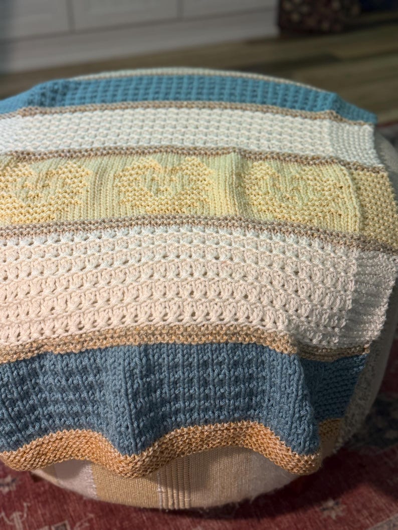 Lionhearted Knit Baby Blanket Pattern: Lion Theme (PDF Pattern) - Etsy