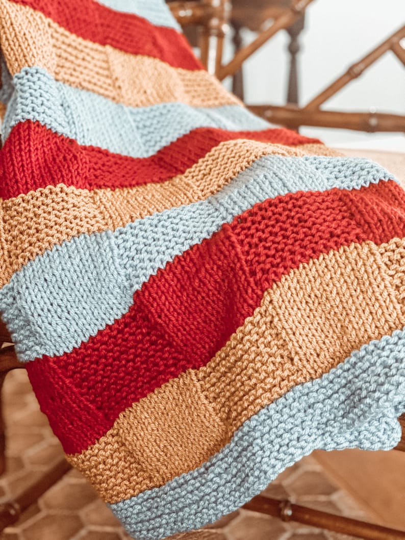 Three Wishes Baby Blanket Knitting Pattern (PDF Pattern) - Etsy