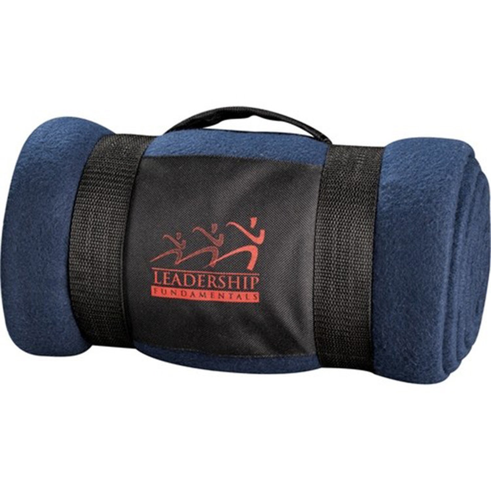 Custom Fleece Blanket With Carrying Strap Add Your Logo-text ...