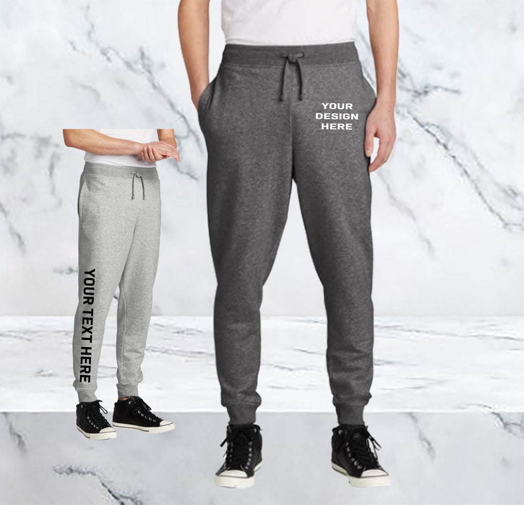 Custom Men's V.I.T. Fleece Jogger / Custom Pants / Printed Pants ...