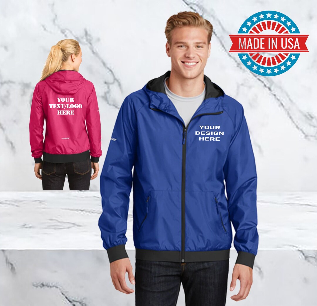 Custom Embroidered Ladies/men Wind Jacket/ Custom Wind Jacket ...