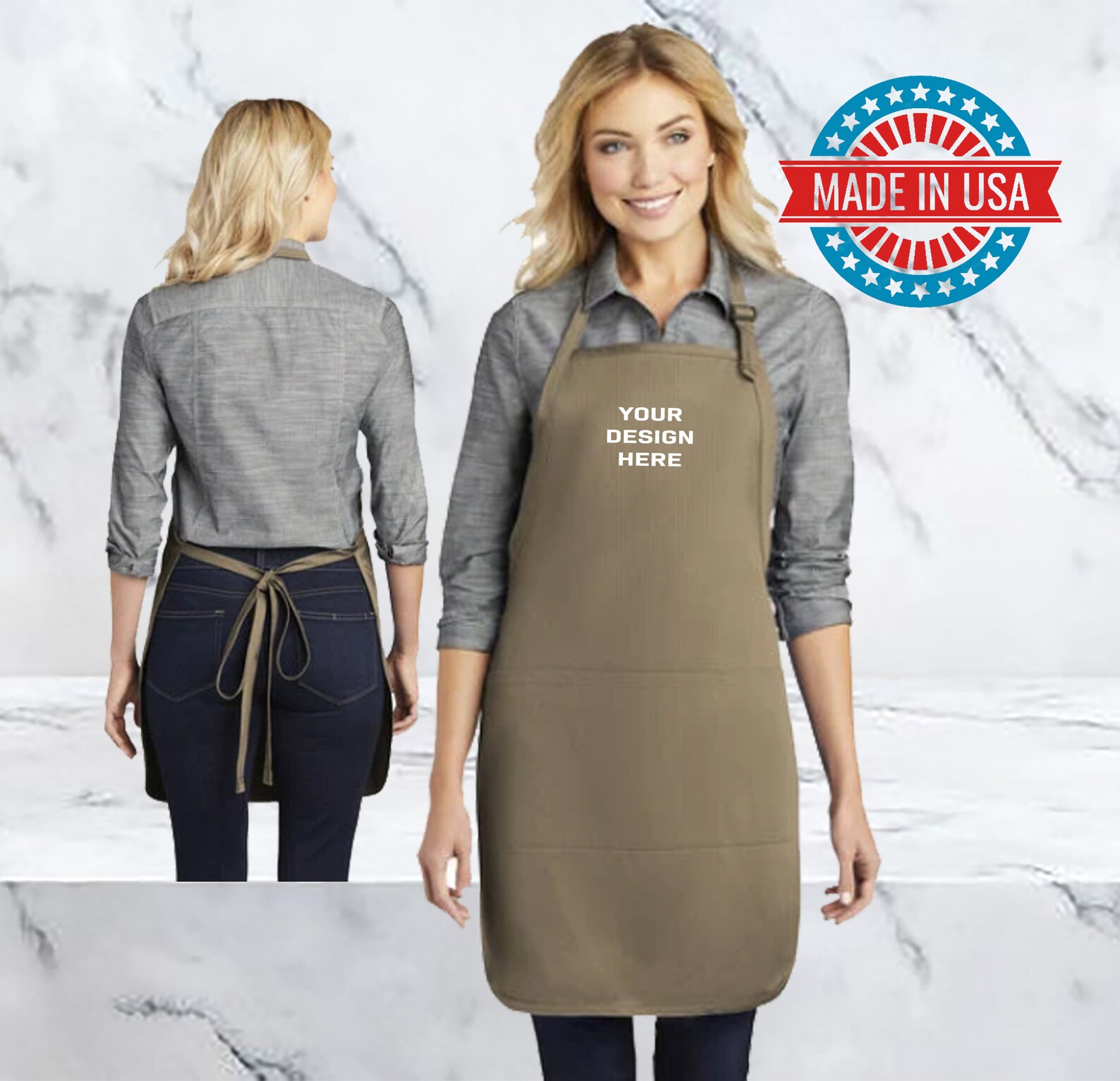 Custom Apron / Embroidered Apron / Printed Apron / Kitchen - Etsy