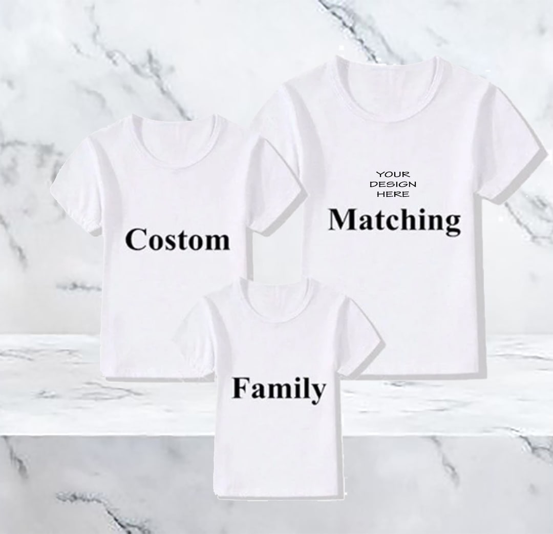 Family Matching T-shirt Packs/ Custom Shirts/ Custom Family - Etsy