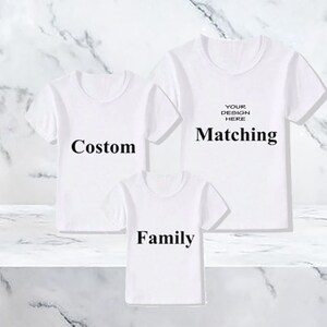 Family Matching T-shirt Packs/ Custom Shirts/ Custom Family Shirts ...