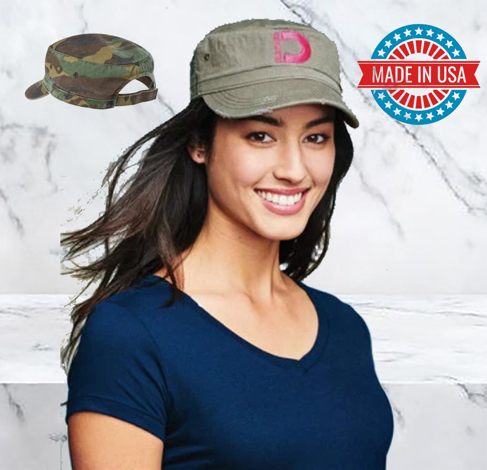 Custom Military Hats/ Custom Hats/ Embroidered Hats/ Business Logo Caps ...