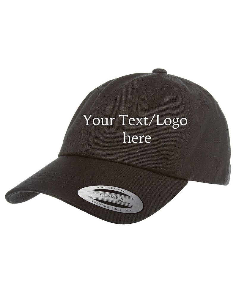 Custom Classic Dad Cap /custom Dad Hat / Embroidered Hat / - Etsy