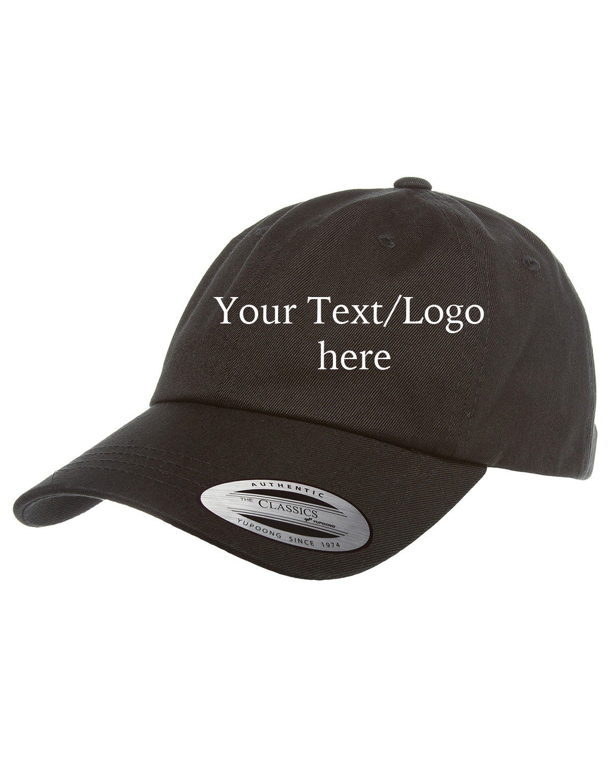 Custom Classic Dad Cap /custom Dad Hat / Embroidered Hat / - Etsy