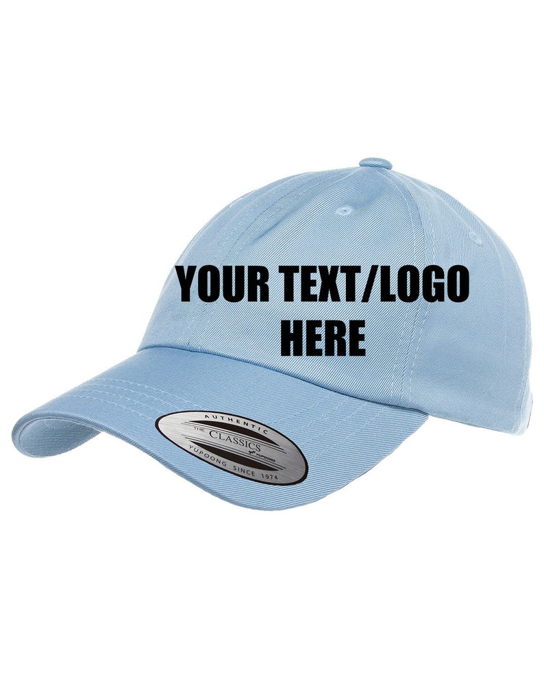 Custom Classic Dad Cap /custom Dad Hat / Embroidered Hat / - Etsy