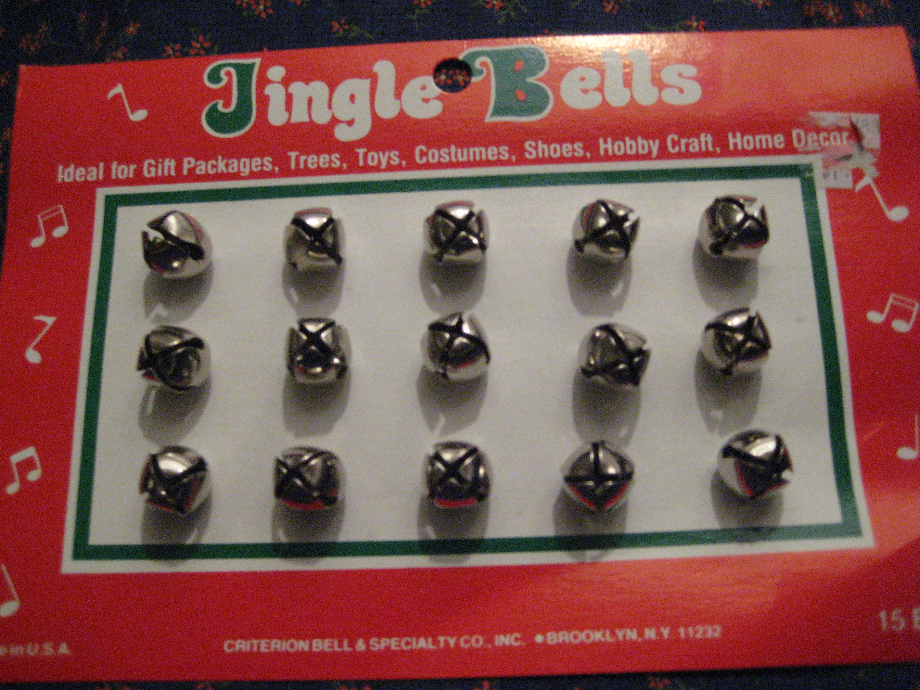 Vintage Jingle Bells, Bells 1/2" X 1/2", Craft Bells, Shoe Bells, Gift ...