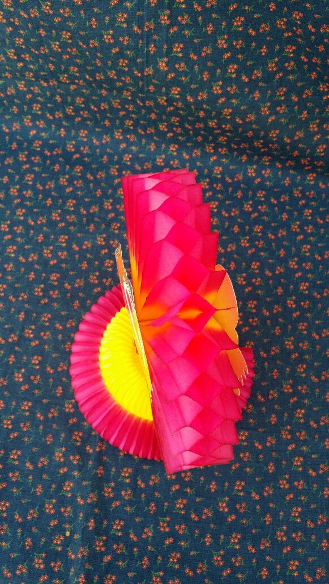 Vintage Happy Birthday Clown Table Decoration Honeycomb Red | Etsy