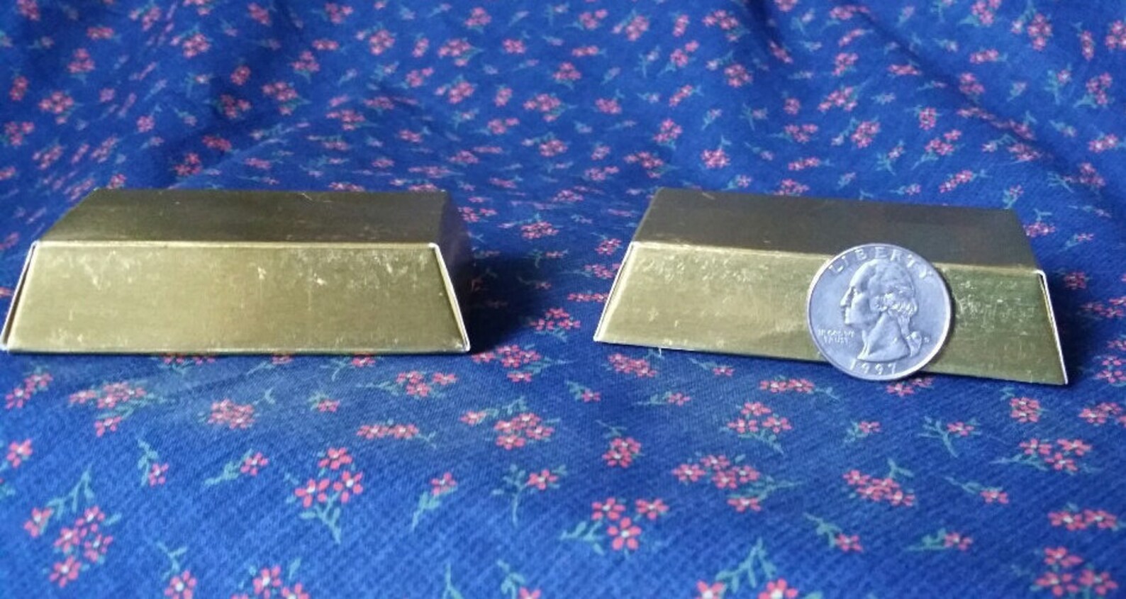 12 Gold Bar Party Favor Boxes Gold Bar Decorations Table - Etsy