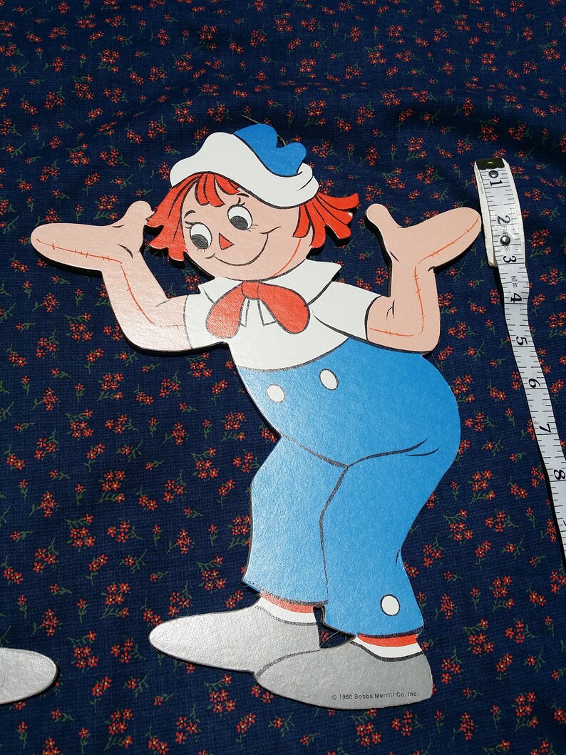 Raggedy Ann & Andy and Arthur Pin-up Wall Decor Set 1980 - Etsy