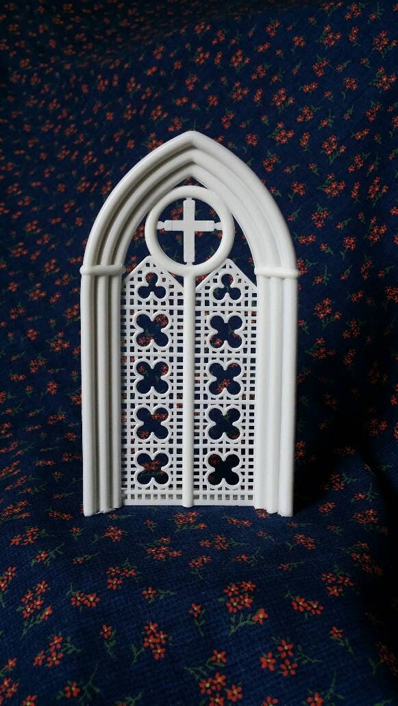 Church Window Cake Topper Church Door White Cake Topper | Etsy