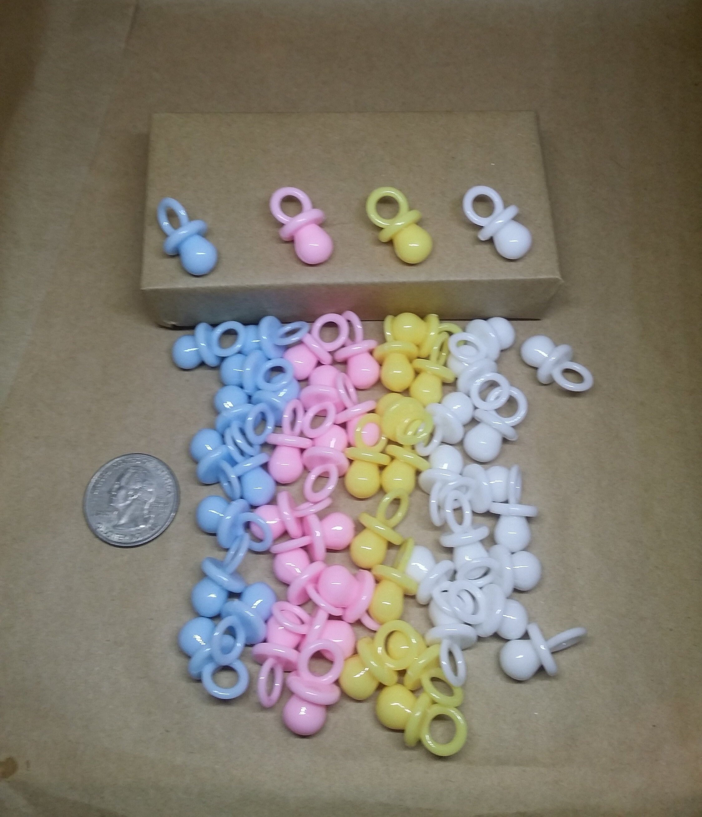 12 Vintage Mini Baby Pacifiers Baby Shower Decorations Tiny | Etsy