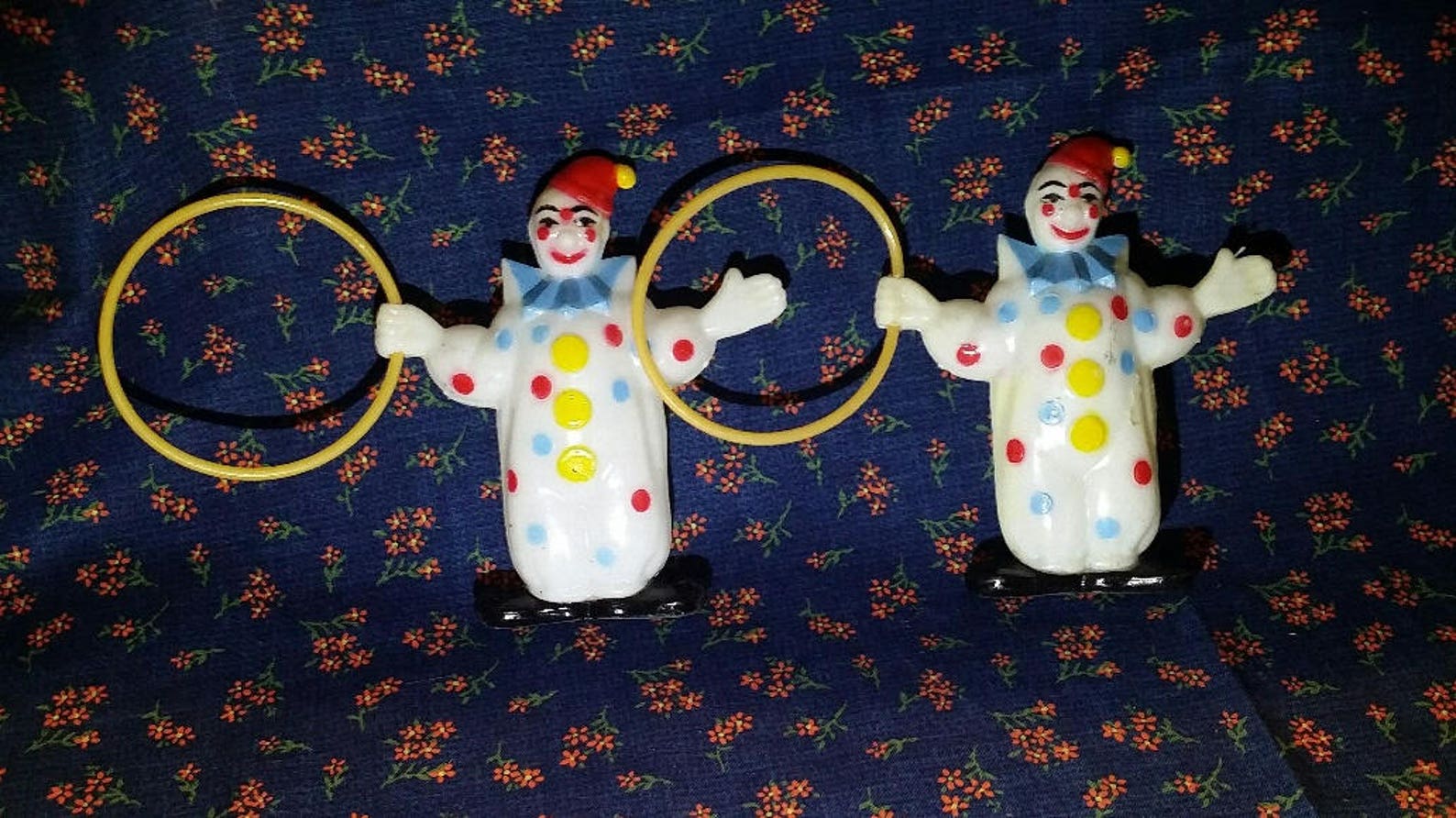 12 Piece Clowns W Hoop Retro Clown Cake Topper & Picksunique - Etsy