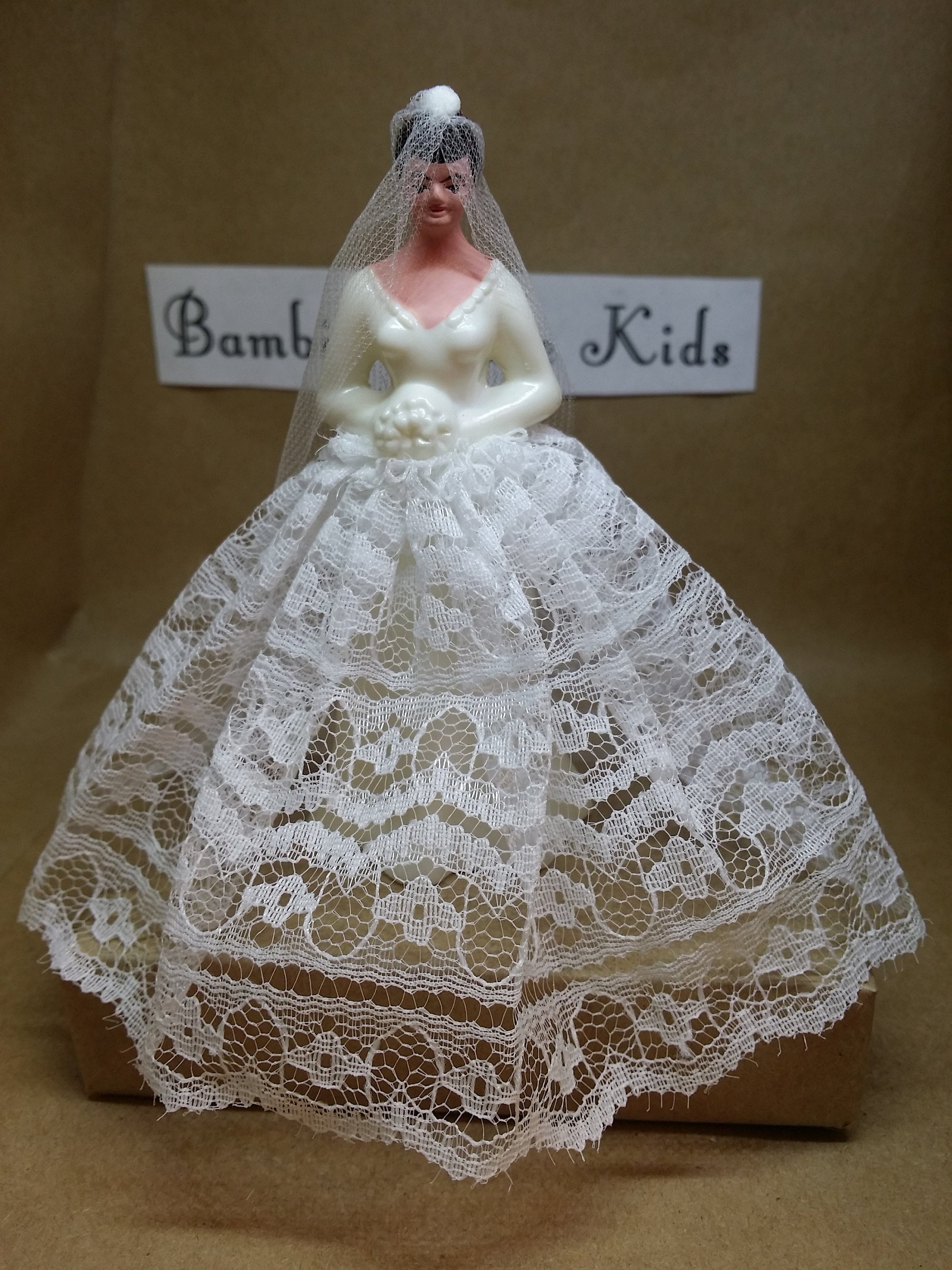 Vintage Bride Lace Dress Cake Topper 4 Bride Figurine - Etsy