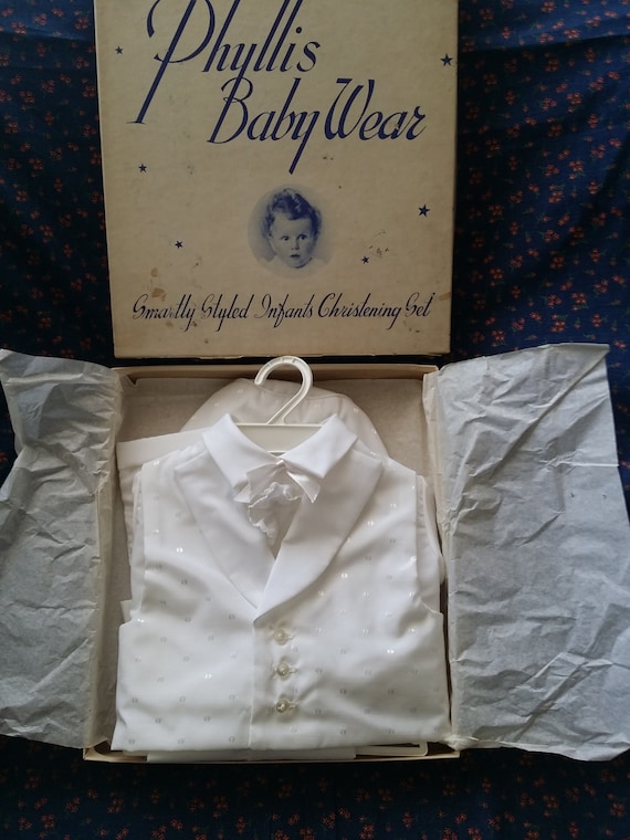Vintage Phyllis Baby Wear Boy's Christening Pattern V… - Gem