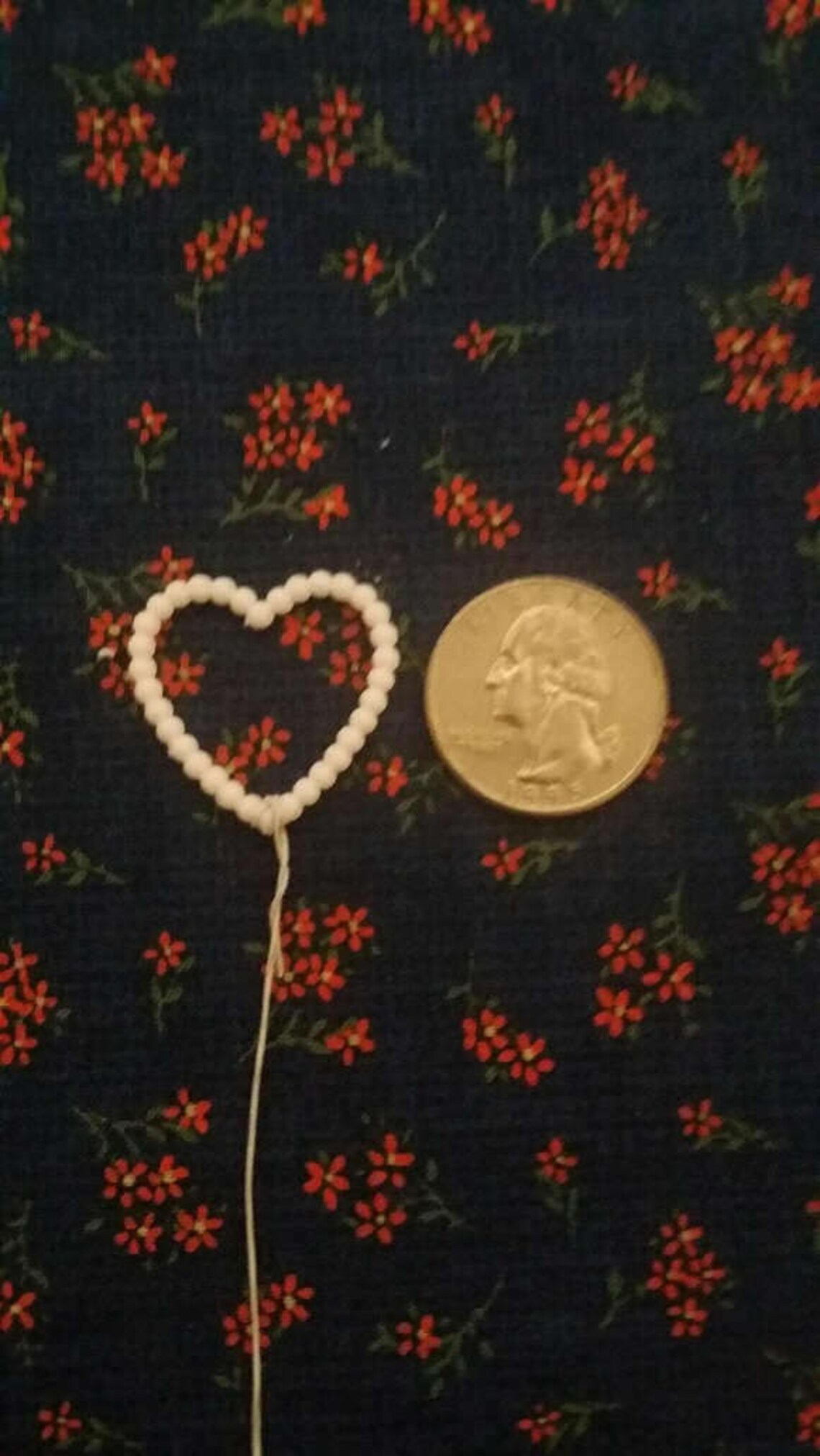 Vintage 12 Pieces White Heart Craft Supply, Balls Circle Heart,baby ...