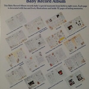 Baby's Book Baby Record Album,unisex Baby Album,up to 8 Years Old ...