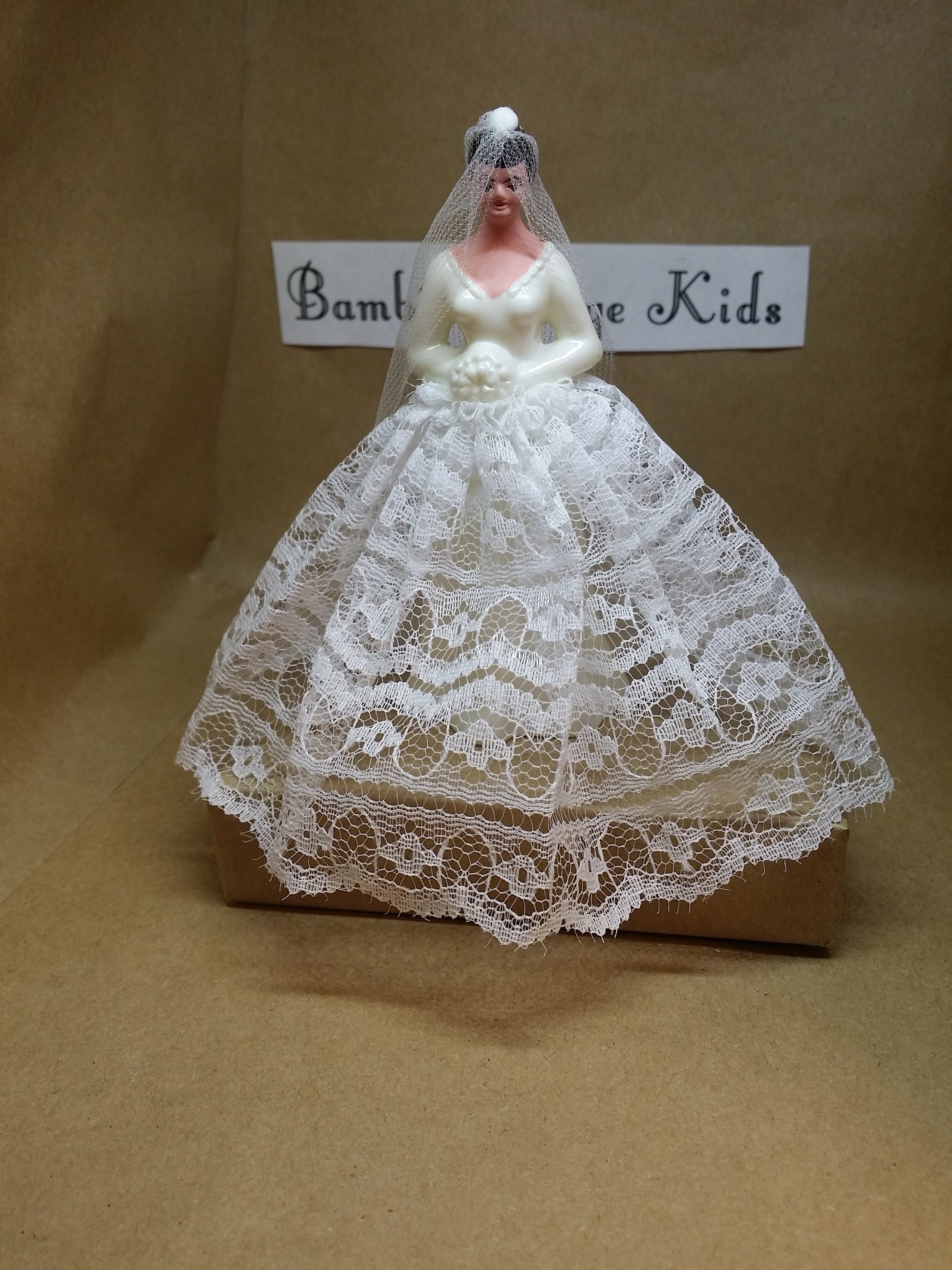 Vintage Bride Lace Dress Cake Topper 4 Bride Figurine - Etsy