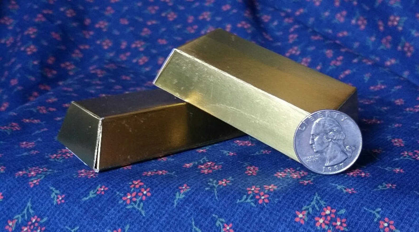 12 Gold Bar Party Favor Boxes Gold Bar Decorations Table - Etsy