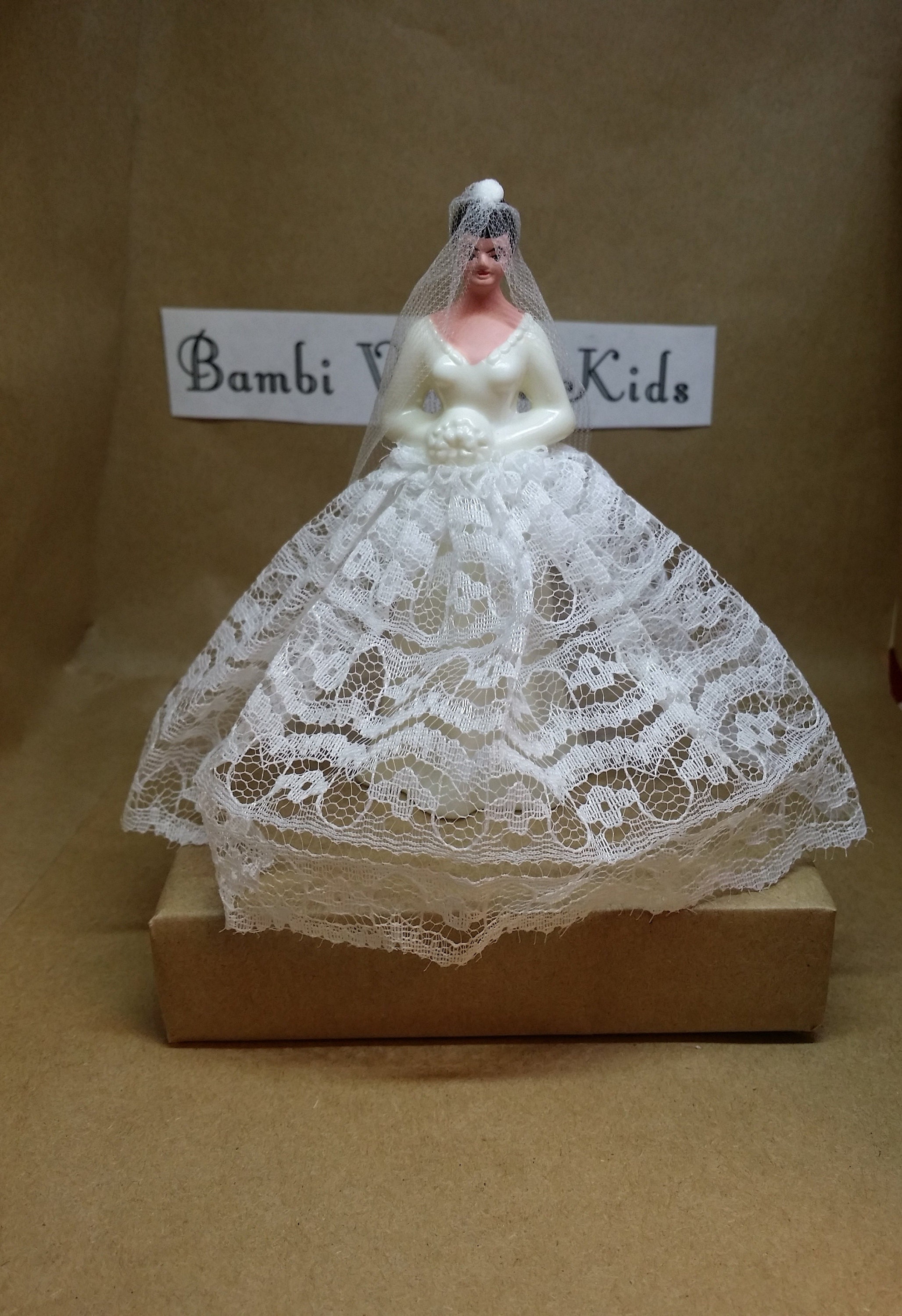 Vintage Bride Lace Dress Cake Topper 4 Bride Figurine - Etsy