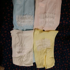 Vintage Goldbug Rhumba Style Tights for Girls, Ruffle Tights Size 9-18 ...