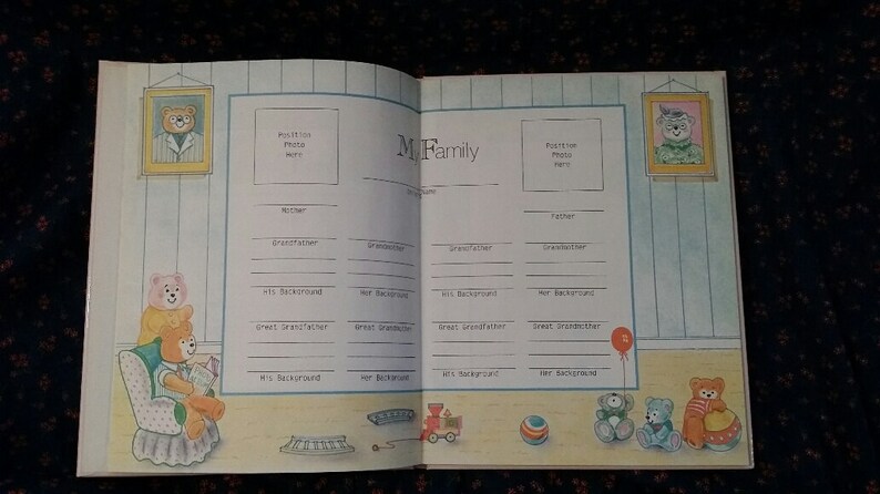 Baby's Book Baby Record Albumunisex Baby Albumup to 8 - Etsy