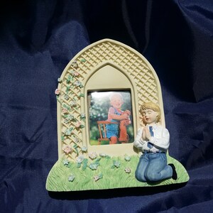 First Communion Frame for Boy With Flower,resin Frame, First Communion ...