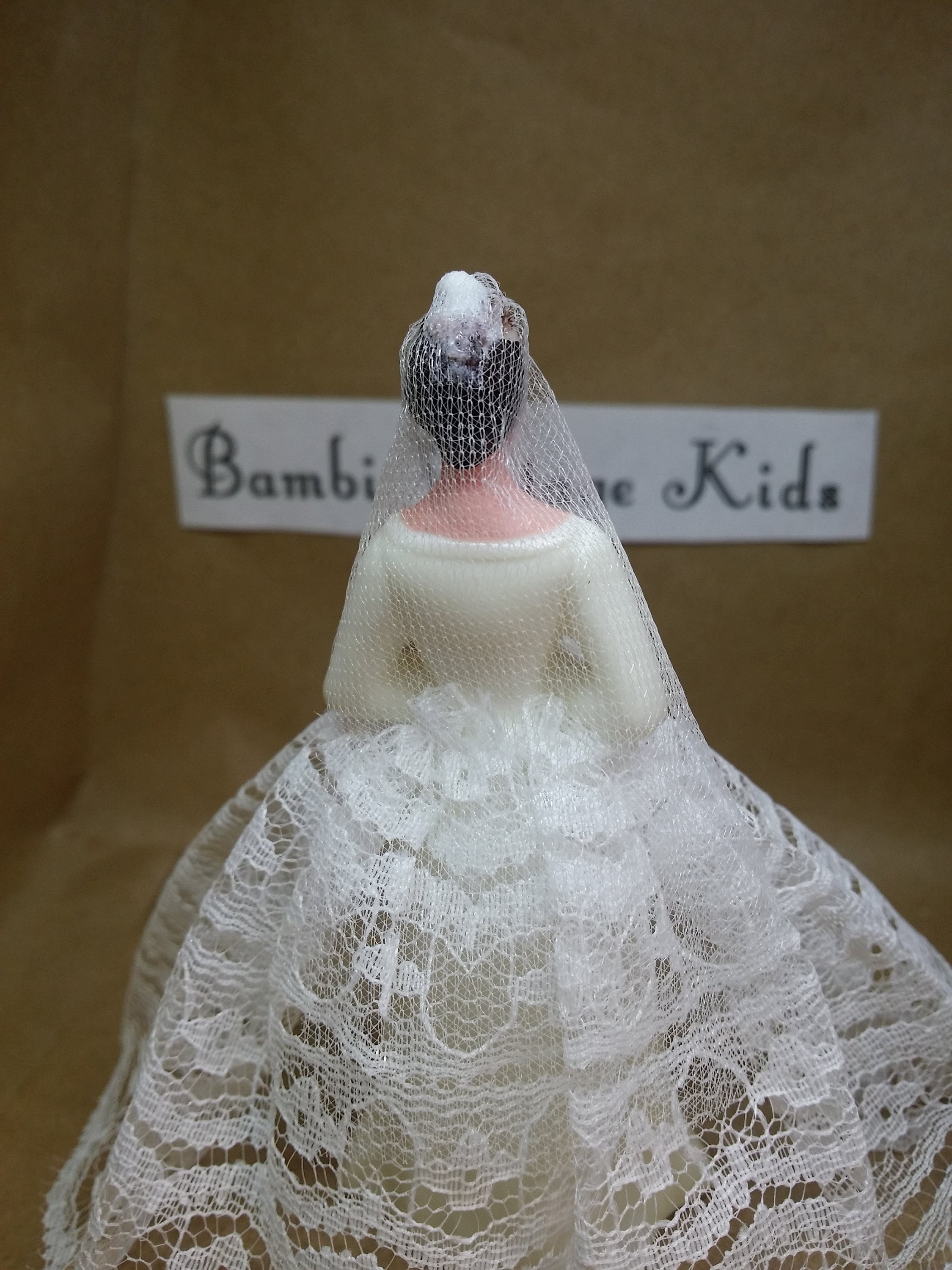 Vintage Bride Lace Dress Cake Topper 4 Bride Figurine - Etsy