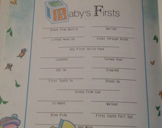 Baby's Book Baby Record Album,unisex Baby Album,up to 8 Years Old ...