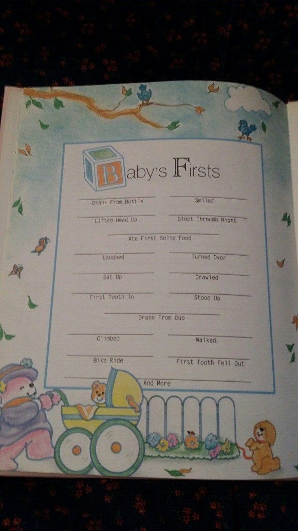 Baby's Book Baby Record AlbumUnisex Baby AlbumUp to 8 | Etsy