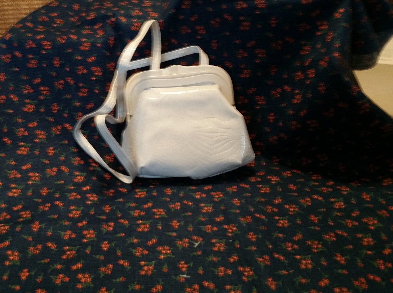 Girl's White Vinyl Purse W Strap Children's White - Etsy