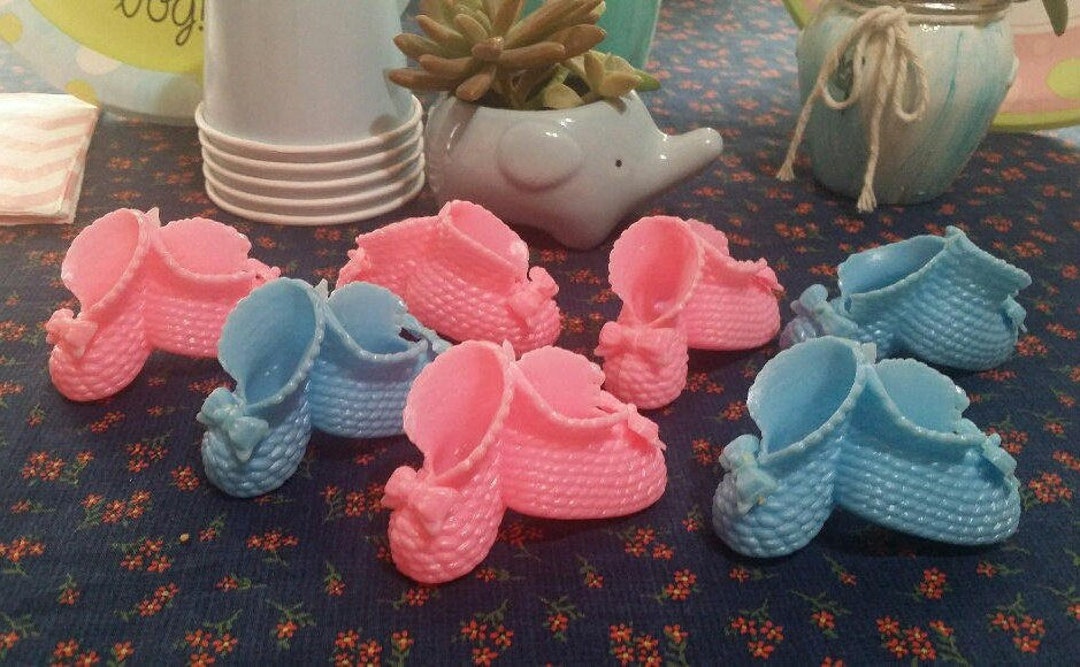 12 Vintage Pair of Baby Booty's Remembrance,pink or Blue Booties,baby ...
