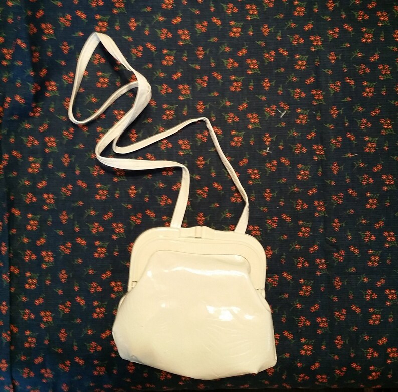 Girl's White Vinyl Purse W Strap Children's White - Etsy