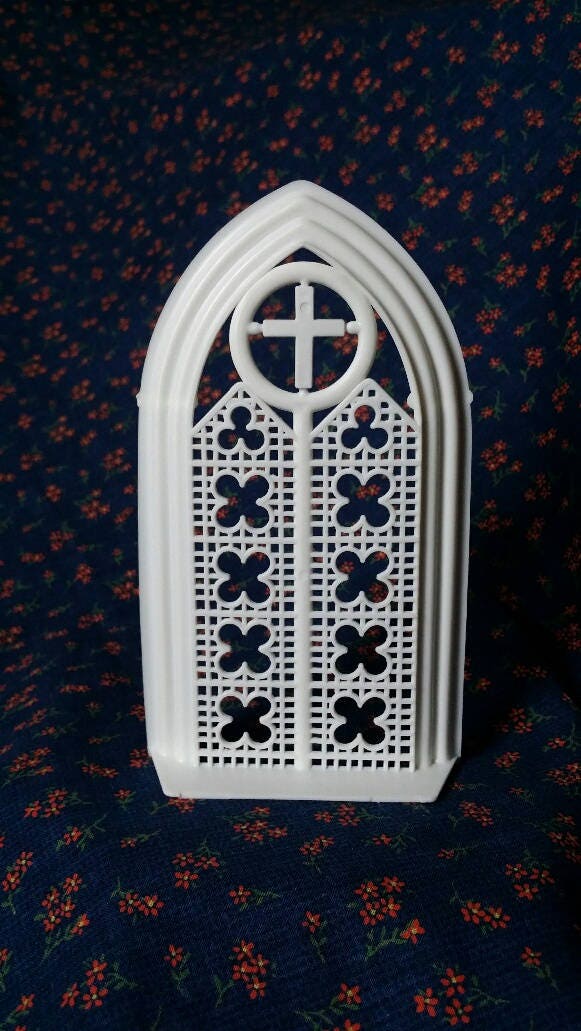Church Window Cake Topper, Church Door, White Cake Topper, Cake Supply ...