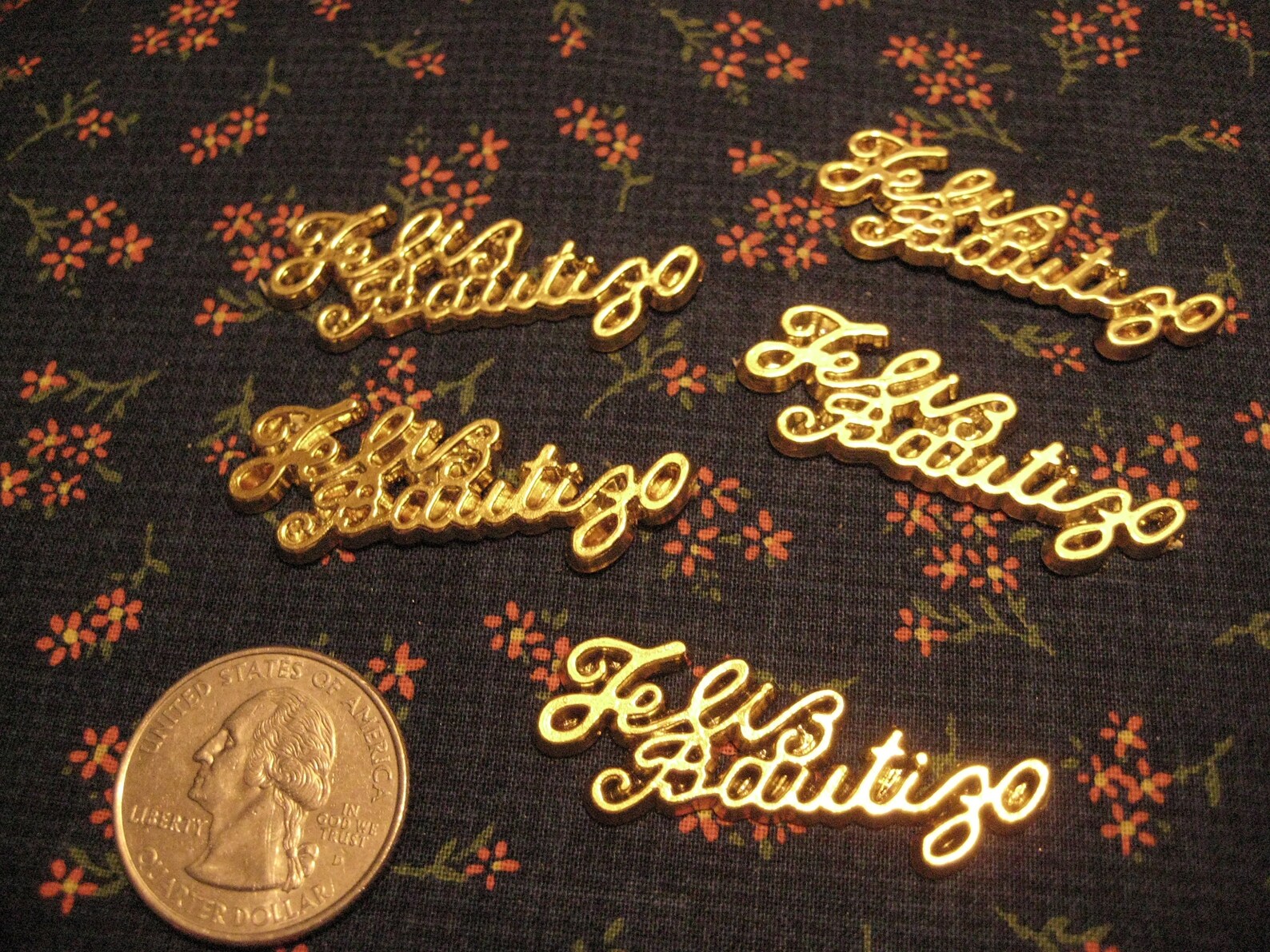 Feliz Bautizo Cursive Party Favors, Baptism Centerpiece, Decorations ...