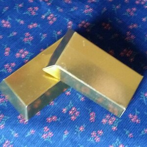 12 Gold Bar Party Favor Boxes, Gold Bar Decorations, Table Decor,unique ...